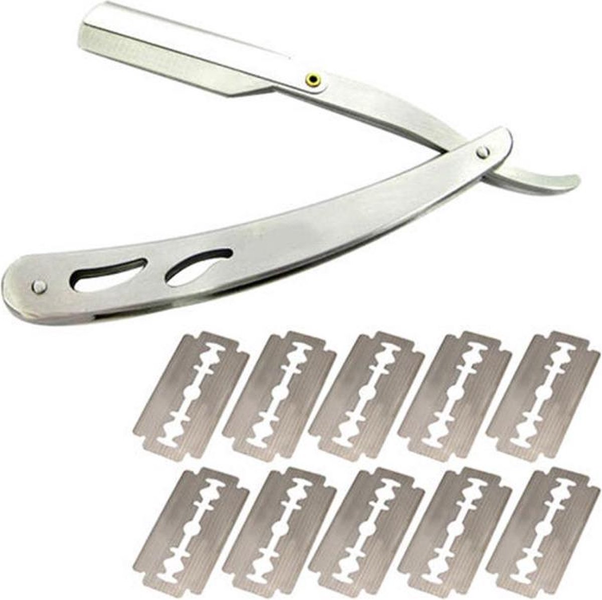 Barbiersmes / Inclusies 10 Double Edge Scheermesjes / Shavette ...