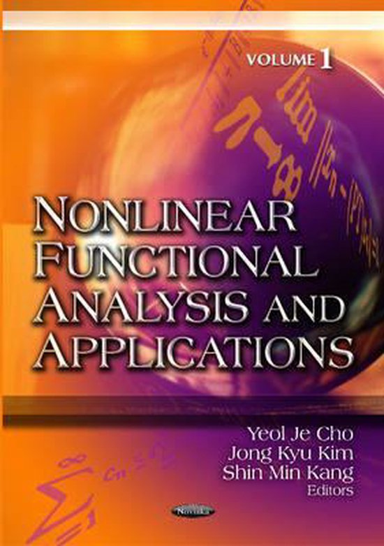 Nonlinear Functional Analysis & Applications | 9781619420595 | Yeol Je Cho | Boeken | bol.com