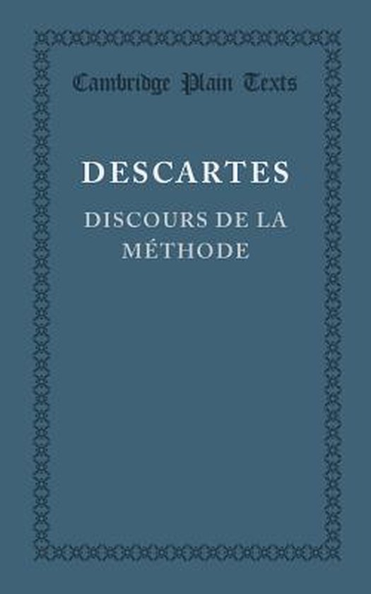 Discours de la Methode | 9781107614260 | René Descartes | Boeken | bol