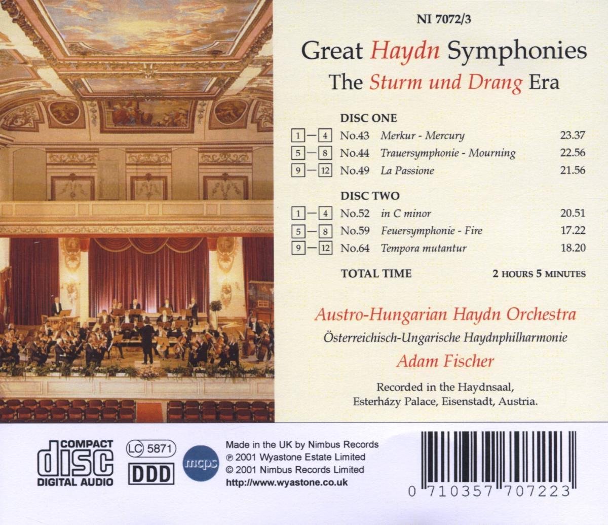Austro-Hungarian Haydn Orchestra, Ádám Fischer - Haydn: The Symphonies ...