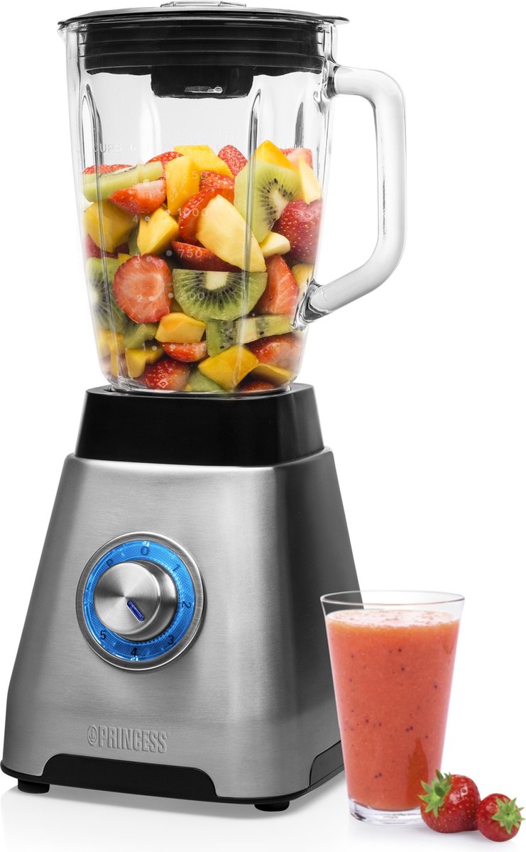 Princess 212079 Blender – Capaciteit 1.75 liter – Zeer krachtig 1250 ...