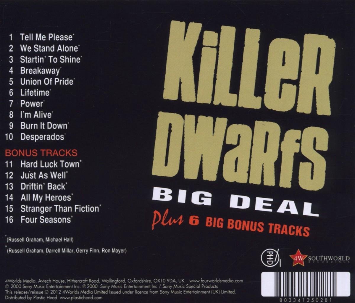 Killer Dwarfs - Big Deal (CD), Killer Dwarfs | CD (album) | Muziek ...