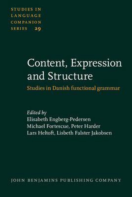 Content, Expression and Structure | 9789027230324 | Boeken | bol