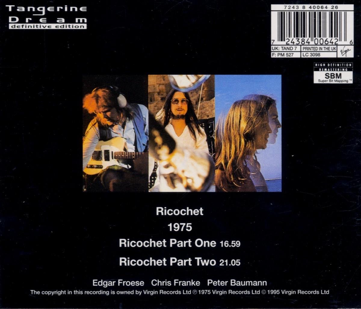 Ricochet, Tangerine Dream | CD (album) | Muziek | bol.com