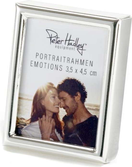 Peter Hadley Emotions Zilver Glans 3,5x4,5cm Pasfotolijst | bol