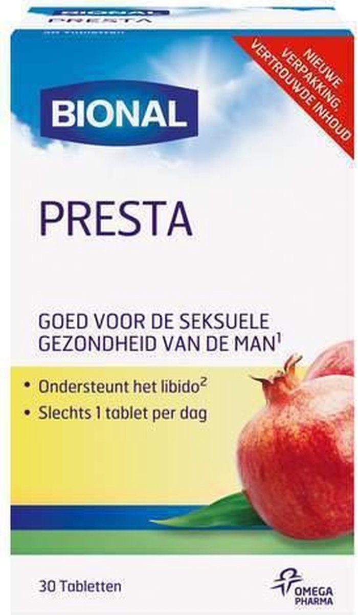 Bional Presta - Werkt libido verhogend bij erectiestoornis - 30 tabs | bol