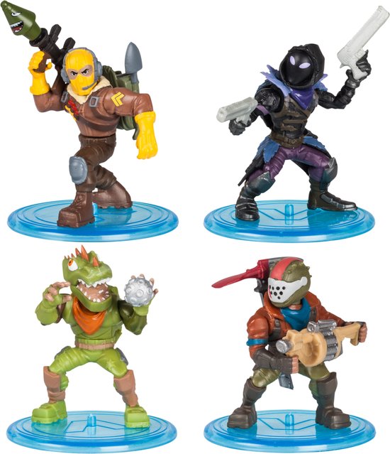 Fortnite Raptor, Rust Lord, Rex en Raven - 4 speelfiguren | bol.com