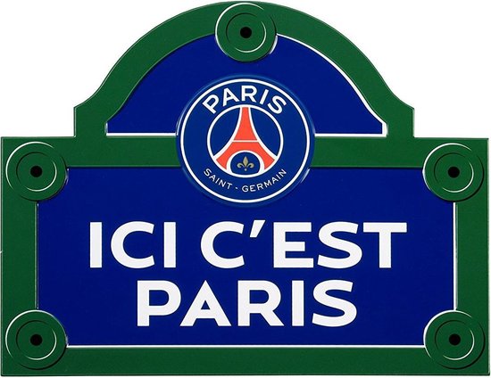 PSG Plaat - ICI C'EST PARIS - Paris Saint Germain | bol.com