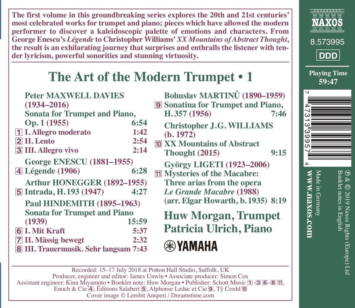Patricia Ulrich - Huw Morgan - The Art Of The Modern Trumpet, Vol. 1 ...