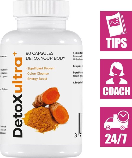 Detox Ultra Plus Curcuma Longa 90 Capsules | bol.com
