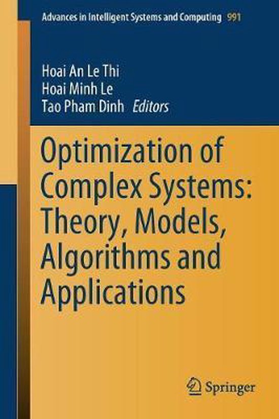 Optimization of Complex Systems | 9783030218027 | Boeken | bol.com