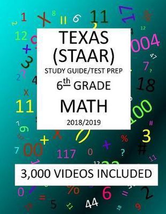 6th Grade TEXAS STAAR, MATH | 9781726471640 | Mark Shannon | Boeken ...