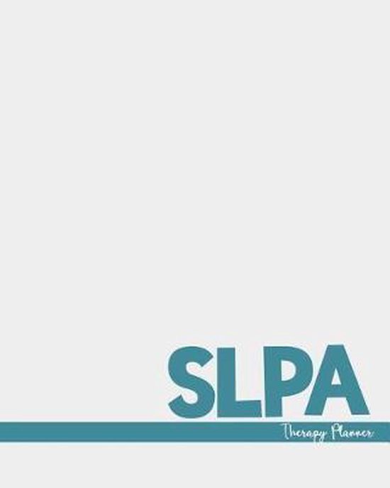 SLPA Therapy Planner, Murphy Notebooks | 9781075463686 | Boeken | bol.com