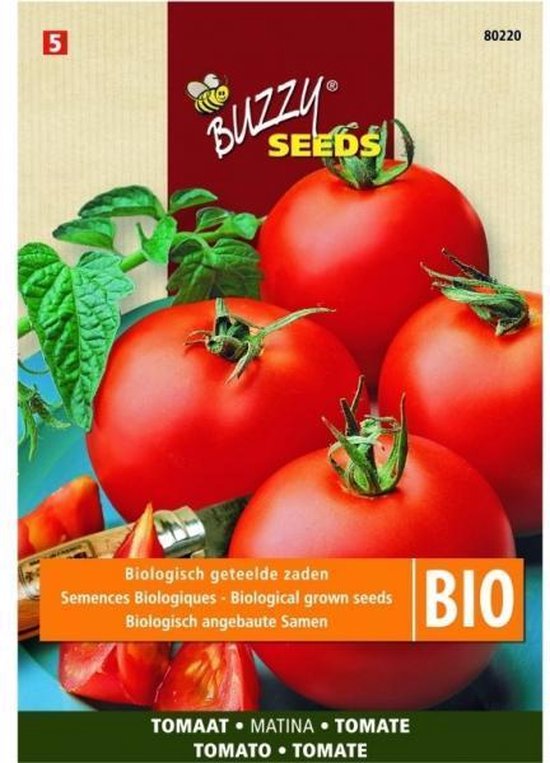 Buzzy Seeds Bio Tomaat Matina (Skal 14218 NL-BIO-01) | bol.com