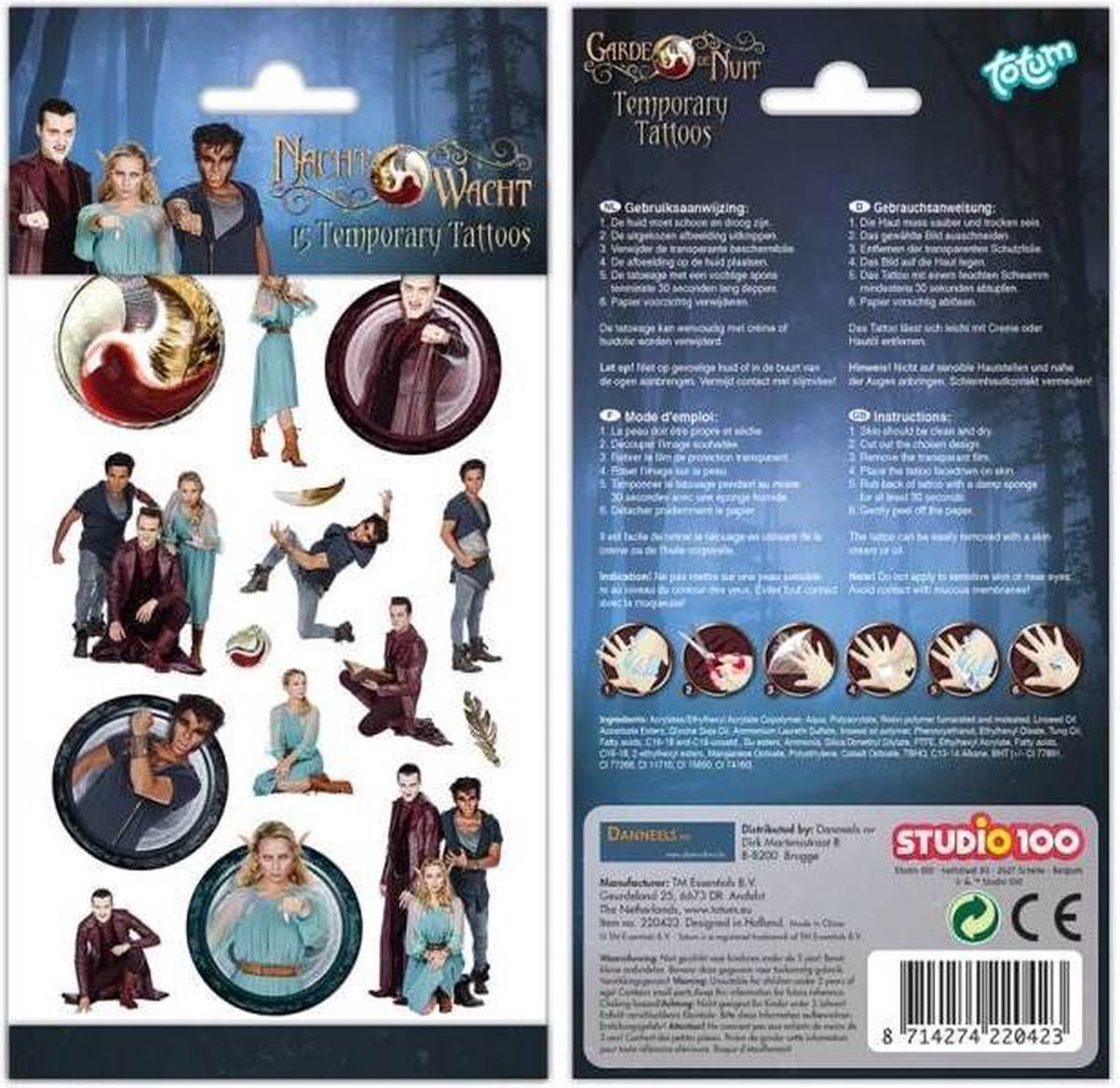 Studio 100 Tattoos Nachtwacht 15 Stuks | bol.com