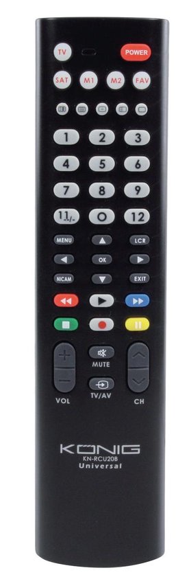 König afstandsbedieningen Universal remote control for 2 devices | bol