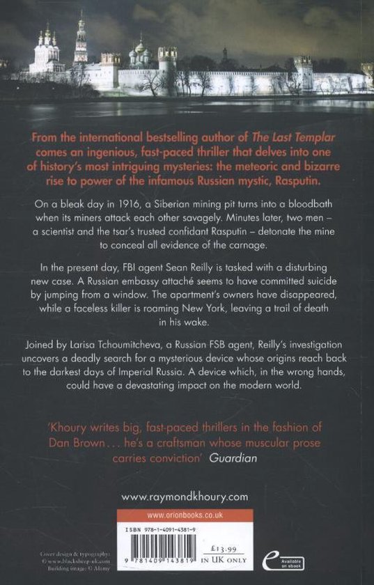 Rasputin's Shadow, Raymond Khoury | 9781409143819 | Boeken | bol