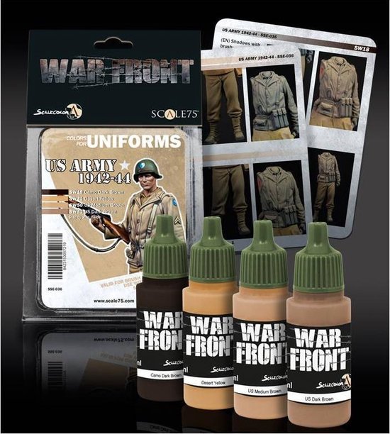 War Front US Army 1942-1944 - 4 kleuren - 17ml - SSE-036 | bol.com