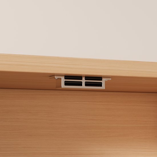 Bureau Met Opbergkast - Computertafel Met Draaibaar Bureau En ...