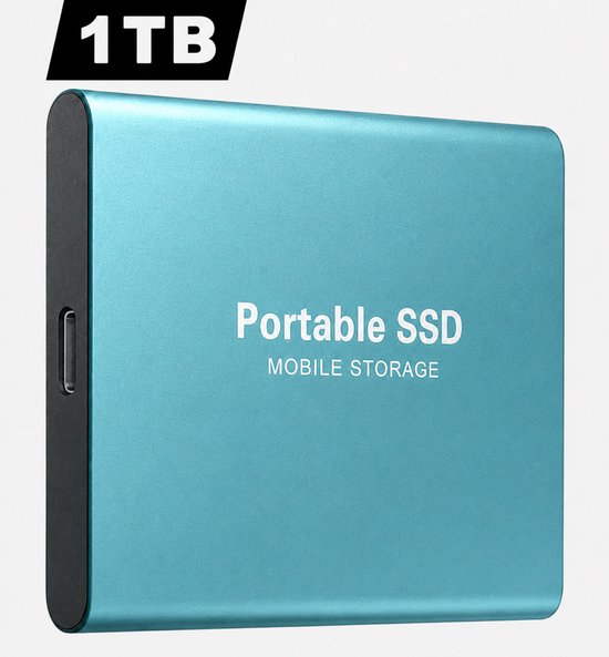 Draagbare SSD Externe Harde Schijf - draagbare SSD - 1TB aan Opslag ...