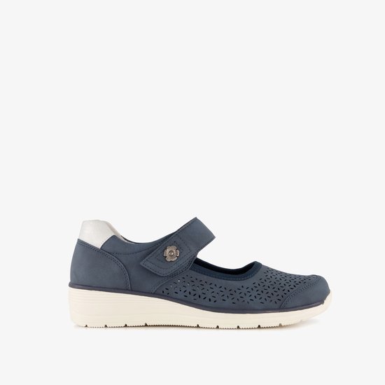 Nova dames ballerina's donkerblauw - Maat 36 - Uitneembare zool | bol