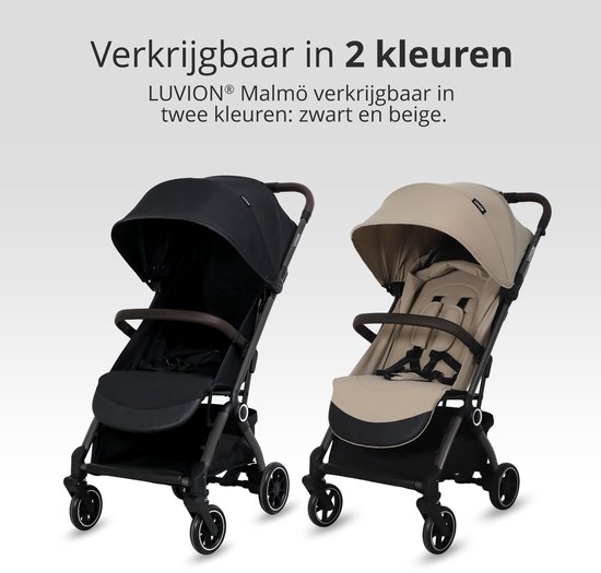 LUVION® Malmö Buggy - Compacte en comfortabele reisbuggy - Inklapbaar ...