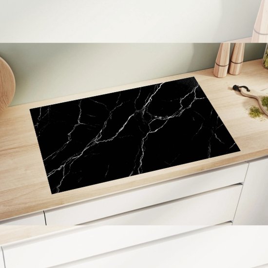 Papillon Inductie beschermer - Antislip Afdekmat - 91x52 - Marmer Look ...