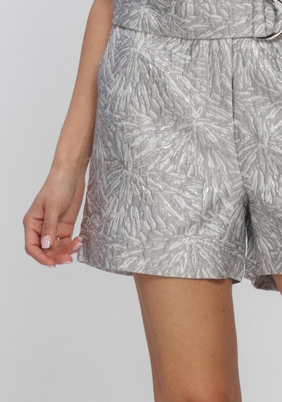 Freebird Wv-jaquard-mini-26-1 Broeken Dames - Zilver - Maat M | bol