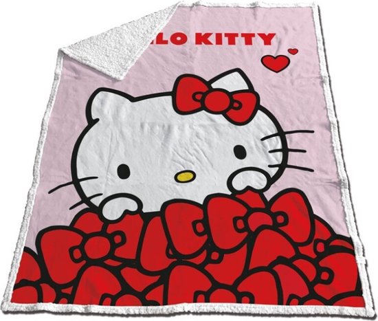 Hello Kitty Sherpa Deken - Sherpa Fleecedeken - 130x170 cm - Polyester ...