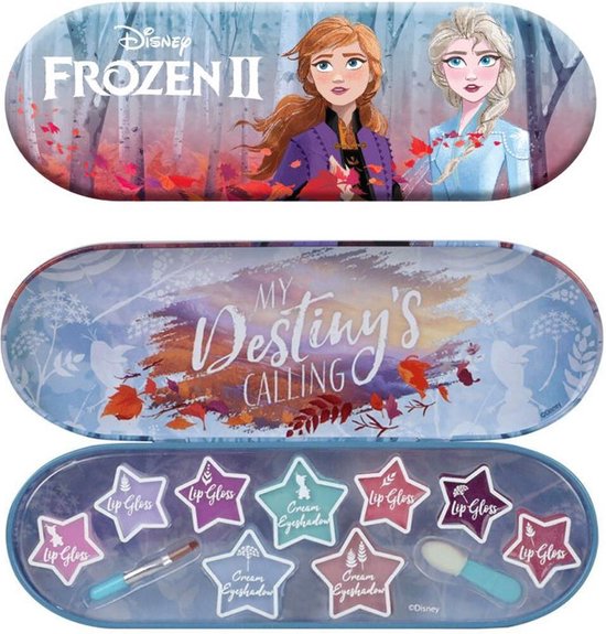 DISNEY Frozen 2 Lip Face Tin Cosmetic set - Make Up Schmink | bol