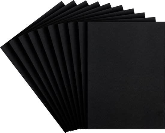 Purepeak Schuimrubber Vellen Set 10 Stuks - Foam Vellen 2 mm - Zwart | bol