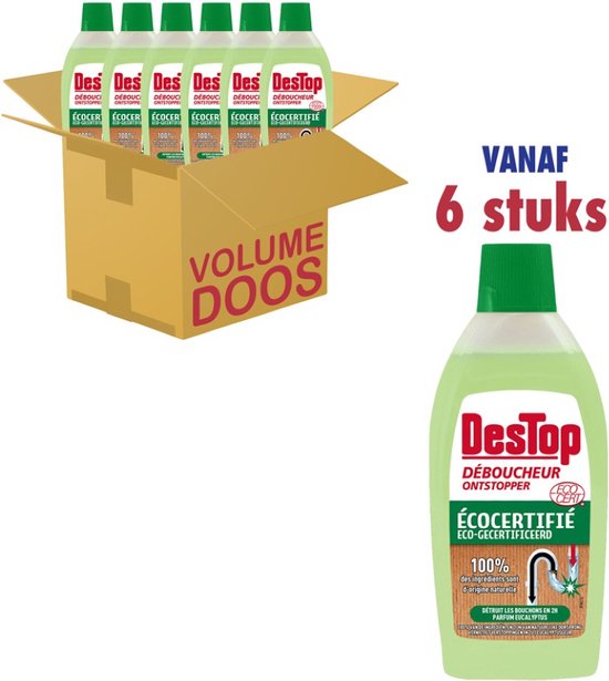 Destop Ontstopper Eco-Gecertificeerd (6 x 500ml) | bol