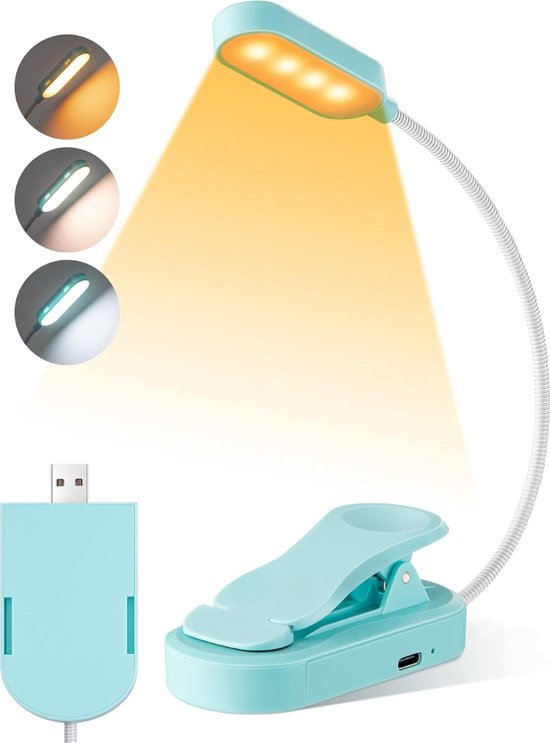 Lexium Leeslampje voor Boek - Leeslampje voor in Bed - Bedlamp ...