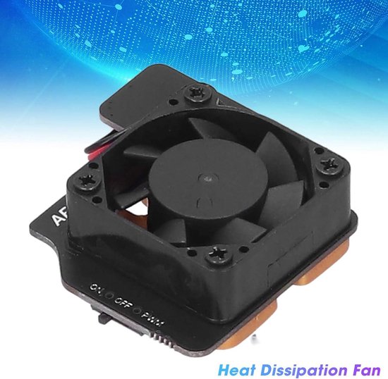 4-ventilator koelventilatormodule voor Raspberry Pi 4B 3B+ 3B - PWM Mini-warmteafvoer... | bol