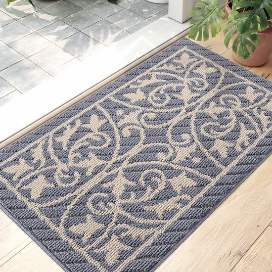 Droogloopmat voor Binnen, 50 x 80 cm, Vuilvanger Mat, Antislip, Wasbare ...