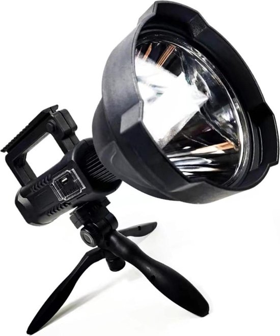 LED Long Range Spotlight - Plastic USB Oplaadzaklamp voor Buiten - 20W ...