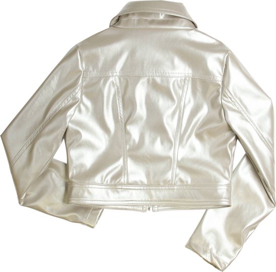 GYMP - Jas - Maat 122 - Meisjes - Silver - | bol