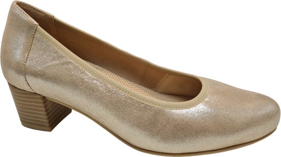 Caprice 9-22308-42 341 H-breedte Dames Pump - Goud - 40 | bol