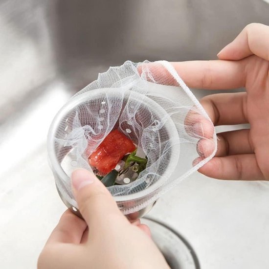 Wegwerp Elastische Polyester Residu Puin Prullenbak Filter - Aanrecht ...