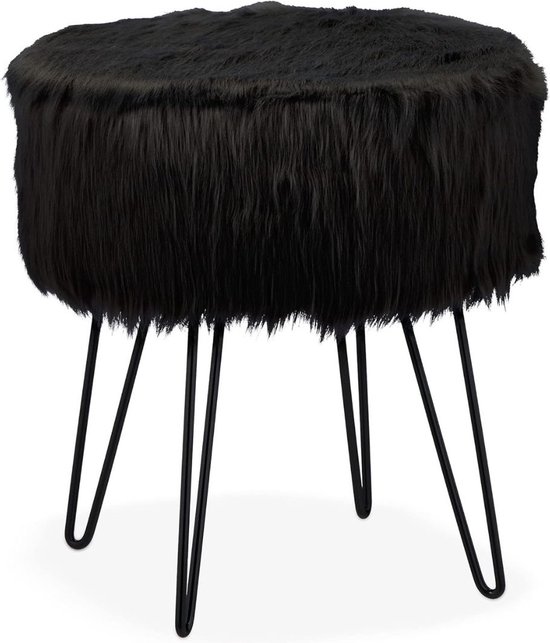 White-label® Make up Stoel - Kaptafel Kruk - Visagie - Wit | bol