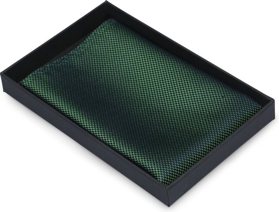 Suitable Zijde Pochet Groen - Pochetten gemaakt van zijde - 25x25 cm | bol