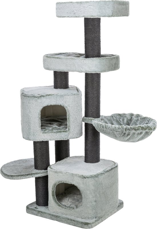 Trixie krabpaal miguel groen / wit 146 cm | bol