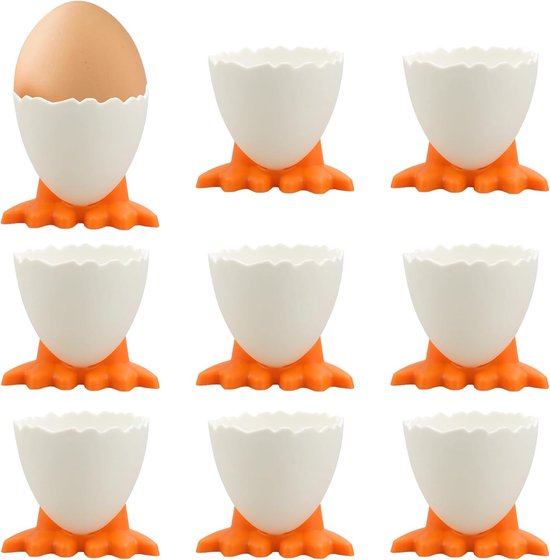 JGS ® Cartoon Ontbijt Eierdop Set van 9 Stuks voor Kinderen en ...