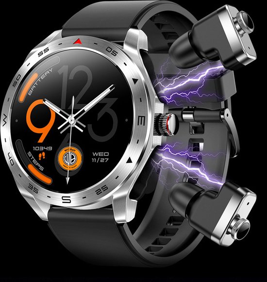 WizBay Premium Select® 1.52inch 2in1 Sport Smartwatch Dames Heren MP3 ...