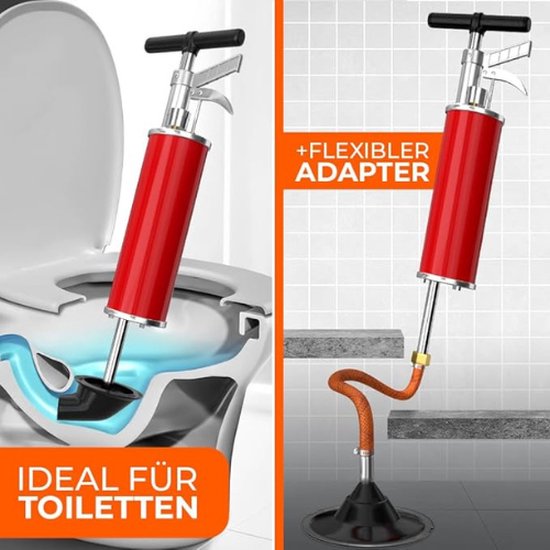 Equivera WC Ontstopper met Hoge Druk - WC Ontstopper met Hoge Druk ...