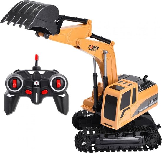 Jojoy - Graafmachine Speelgoed - Bestuurbare Graafmachine - RC ...