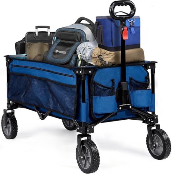 Bolderkar Opvouwbaar Luchtbanden – Bolderwagen Voor Alle Terreinen – Boodschappenwagen... | bol