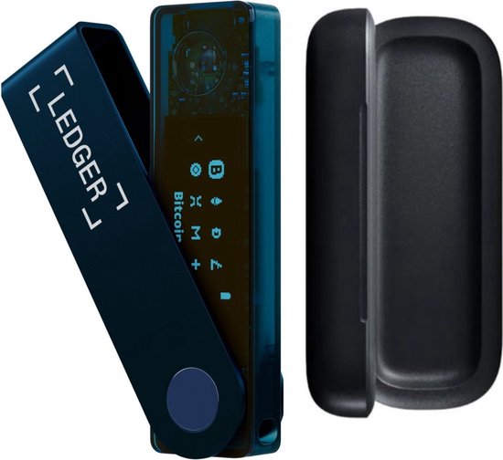 Ledger Nano X Sapphire Blue + Case - Hardware Wallet Bundel - Bluetooth ...