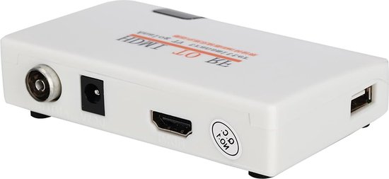 RF Modulator HDMI Naar RF Coaxiale Converter | 1080P Analoge TV Zender ...