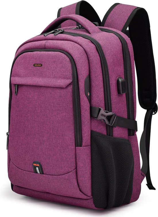 Sounix Laptoptas 17 inch - Laptoptas Dames & Heren - Rugtas - Rugzak ...